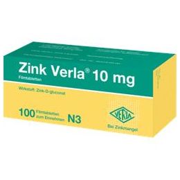 Verla-Pharm Arzneimittel GmbH & Co. KG Zink Verla 10 mg Filmtabletten 100 St