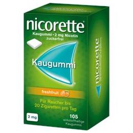 Johnson & Johnson GmbH Nicorette Kaugummi 2 mg freshfruit 105 St