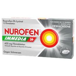 Reckitt Benckiser Deutschland GmbH Nurofen Immedia 400 mg Filmtabletten 12 St
