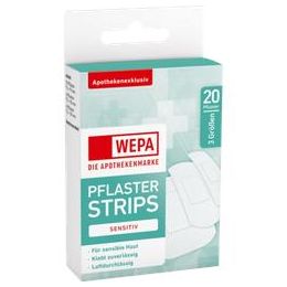 WEPA Pflasterstrips sensitiv 3 Größen 20 St