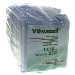 Lohmann & Rauscher Vliwazell Saugkompressen unsteril 10x10 cm 25 St