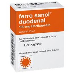 Ferro Sanol duodenal Hartkaps.m.msr.überz.Pell. 100 St