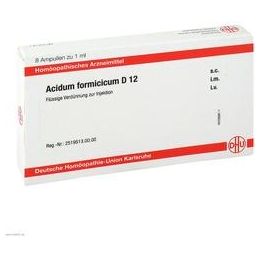 DHU-Arzneimittel Acidum Formicicum D 12 Ampullen 8X1 ml