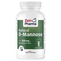 ZeinPharma Natural D-Mannose aus Birke 500 mg Kapseln 160 St