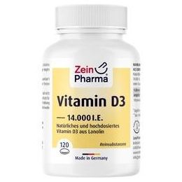 Vitamin D3 14.000 I.e. Softgel-Kapseln ZeinPharma 120 St