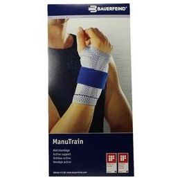 Bauerfeind Manutrain Handgelenkbandage links Gr.5 schwarz 1 St