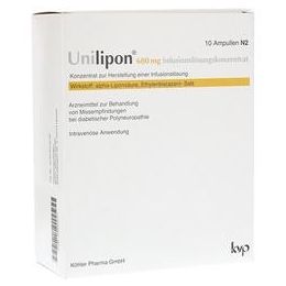 Köhler Pharma Unilipon 600 Infusionslösungskonzentrat 1X10 St