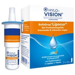 Hylo-Vision SafeDrop Lipocur Augentropfen 2X10 ml