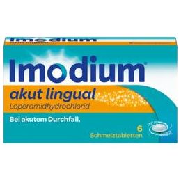 Johnson & Johnson GmbH Imodium akut lingual Schmelztabletten 6 St