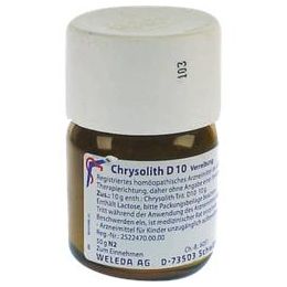 Weleda Chrysolith D 10 Trituration 50 g