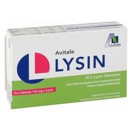 Avitale L-Lysin 750 mg Tabletten 30 St