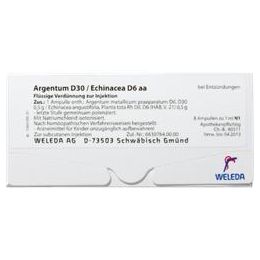 Weleda Argentum D 30/Echinacea D 6 aa Ampullen 8 St