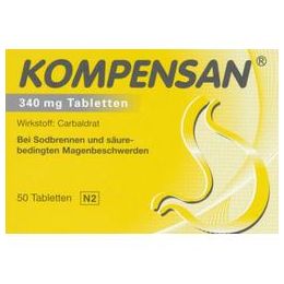 Johnson & Johnson GmbH Kompensan Tabletten 340 mg 50 St