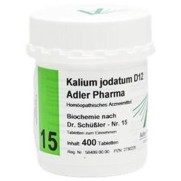 Biochemie Adler 15 Kalium jodatum D 12 Tabletten 400 St