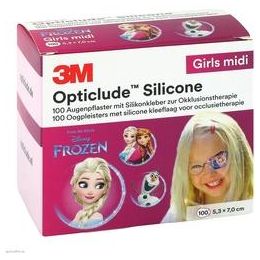 Opticlude 3M Silicone Disney girls midi 5,3x7 cm 100 St