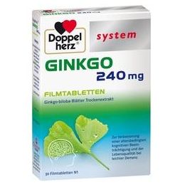 Queisser Doppelherz Ginkgo 240 mg system Filmtabletten 30 St