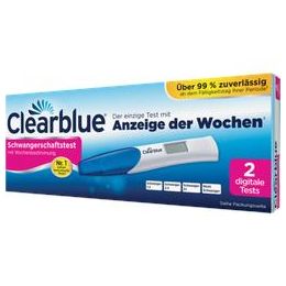 Wick Clearblue Schwangerschaftstest m.Wochenbestimmung 2 St