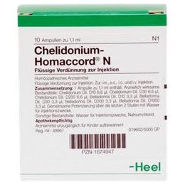 Heel Chelidonium-Homaccord N Ampullen 10 St