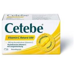 Cetebe Vitamin C Retardkapseln 500 mg 60 St