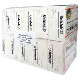 Köhler Pharma Unizink 50 magensaftresistente Tabletten 10X100 St