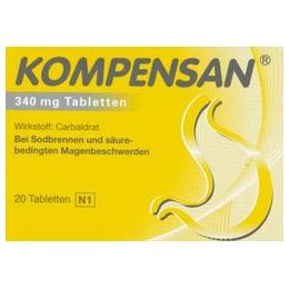 Johnson & Johnson GmbH Kompensan Tabletten 340 mg 20 St