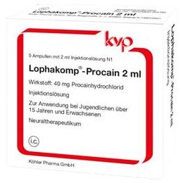 Köhler Pharma Lophakomp Procain 2 ml Injektionslösung 5X2 ml