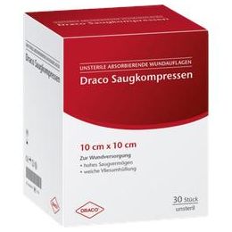 Dr. Ausbüttel Saugkompressen unsteril 10x10 cm Draco 30 St