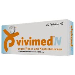 Vivimed N gegen Fieber und Kopfschmerzen Tabletten 20 St