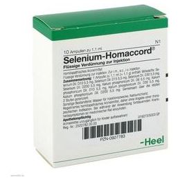 Heel Selenium Homaccord Ampullen 10 St