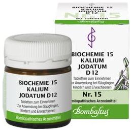 Bombastus Biochemie 15 Kalium jodatum D 12 Tabletten 80 St