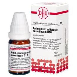 DHU-Arzneimittel Antimonium Sulfuratum aurantiacum D 10 Globuli 10 g