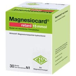 Verla-Pharm Arzneimittel GmbH & Co. KG Magnesiocard retard 15 mmol Beutel m.ret.Filmtabl. 30 St