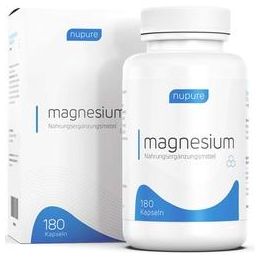 Nupure magnesium mit Magnesiumcitrat Kapseln 180 St