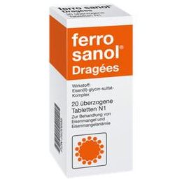Ferro Sanol überzogene Tabletten 20 St
