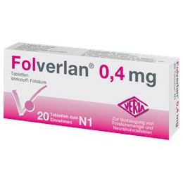 Verla-Pharm Arzneimittel GmbH & Co. KG Folverlan 0,4 mg Tabletten 20 St