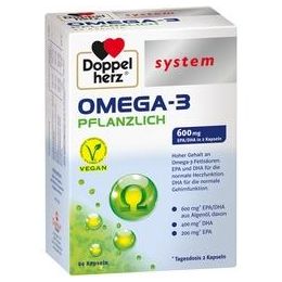 Doppelherz Omega-3 pflanzlich system Kapseln 60 St