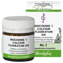 Bombastus Biochemie 1 Calcium fluoratum D 6 Tabletten 80 St