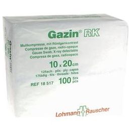 Lohmann & Rauscher Gazin Mullkomp.10x20 cm unsteril 12fach RK 100 St