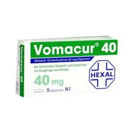 HEXAL® Vomacur 40 Suppositorien 5 St