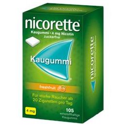 Johnson & Johnson GmbH Nicorette Kaugummi 4 mg freshfruit 105 St