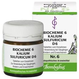Bombastus Biochemie 6 Kalium sulfuricum D 6 Tabletten 80 St