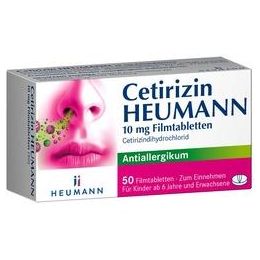 Cetirizin HEUMANN 10 mg Filmtabletten 50 St