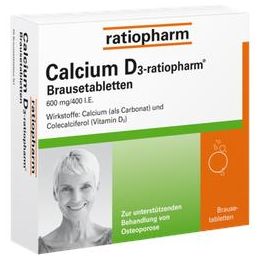 Calcium D3-ratiopharm Brausetabletten 100 St