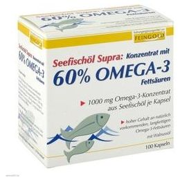 Seefischöl Supra m.60% Omega-3-Fetts.Weichkaps. 100 St