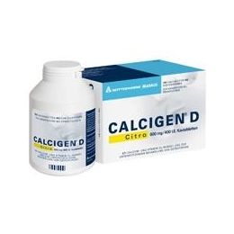 Calcigen D Citro 600 mg/400 I.e. Kautabletten 100 St