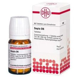 DHU-Arzneimittel Sepia D 6 Tabletten 80 St