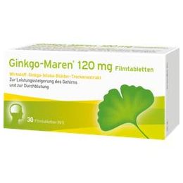 HERMES Arzneimittel Ginkgo-Maren 120 mg Filmtabletten 30 St