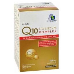Avitale Coenzym Q10 100 mg Kapseln+Vitamine+Mineralstoffe 120 St