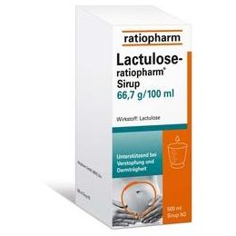 LACTULOSE-ratiopharm Sirup 500 ml