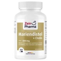 ZeinPharma Mariendistel+Cholin Kapseln 80% Silymarin 100 St